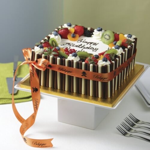 Freshly Made Birthday Cake